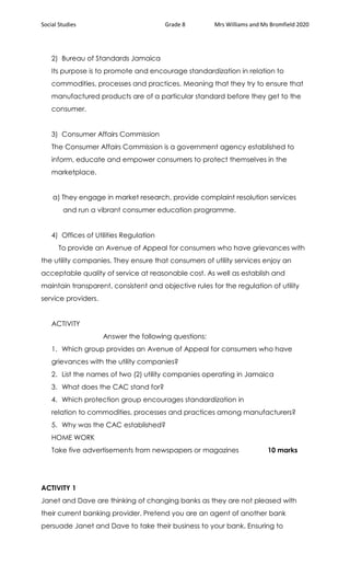 Grade 8 consumerism | PDF