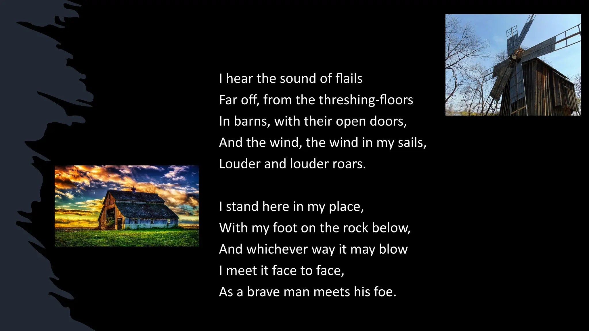 Grade 8 -Poem Analysis The Windmill.pptx | Poetry | Books and Literature