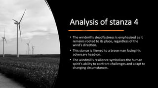 Grade 8 -Poem Analysis The Windmill.pptx | Poetry | Books and Literature