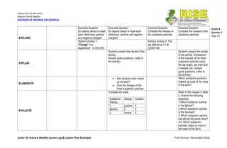 Grade 8, Quarter 3.pdf lesson plan third | PDF