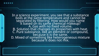 Grade 8 Science Game-based Review Activity | PPTX