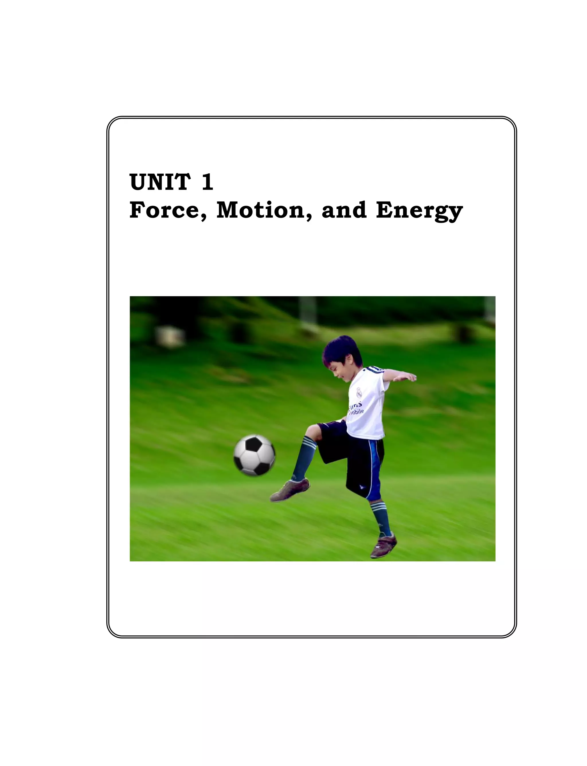 Force, Motion and Energy: Understanding the Fundamental Concepts | PDF