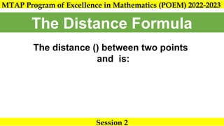 Program of Excellence in Mathematics (POEM) Grade 8 Session 2 | PPTX