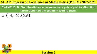 Program of Excellence in Mathematics (POEM) Grade 8 Session 2 | PPTX