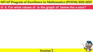 Program of Excellence in Mathematics (POEM) Grade 8 Session 2 | PPTX