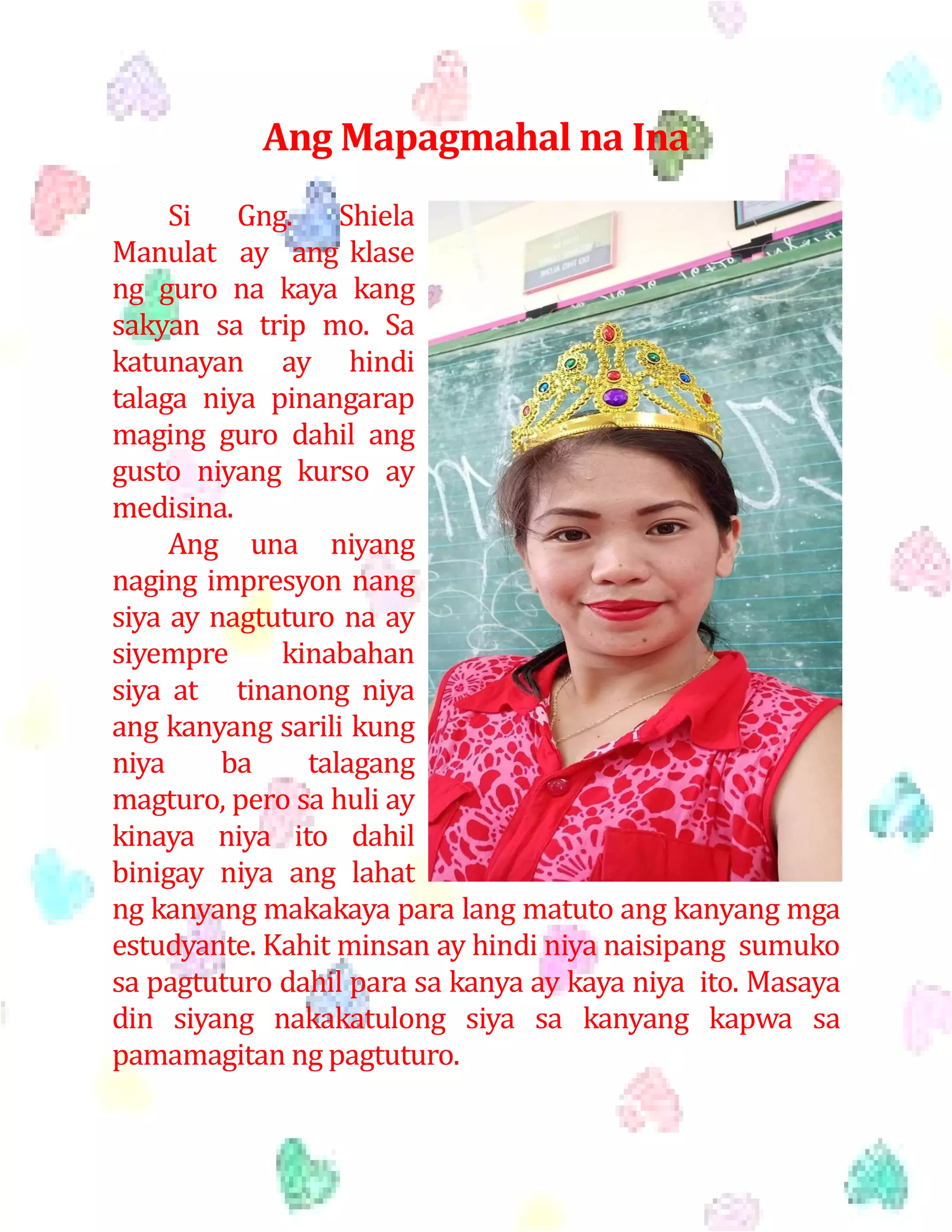 Grade 8 St. Veronica Group 4 Bituin Magasin | PDF