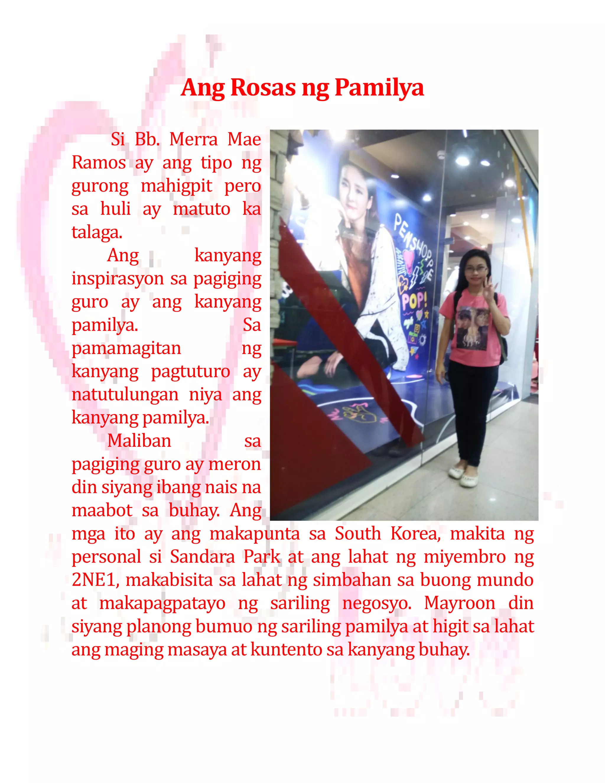 Grade 8 St. Veronica Group 4 Bituin Magasin | PDF