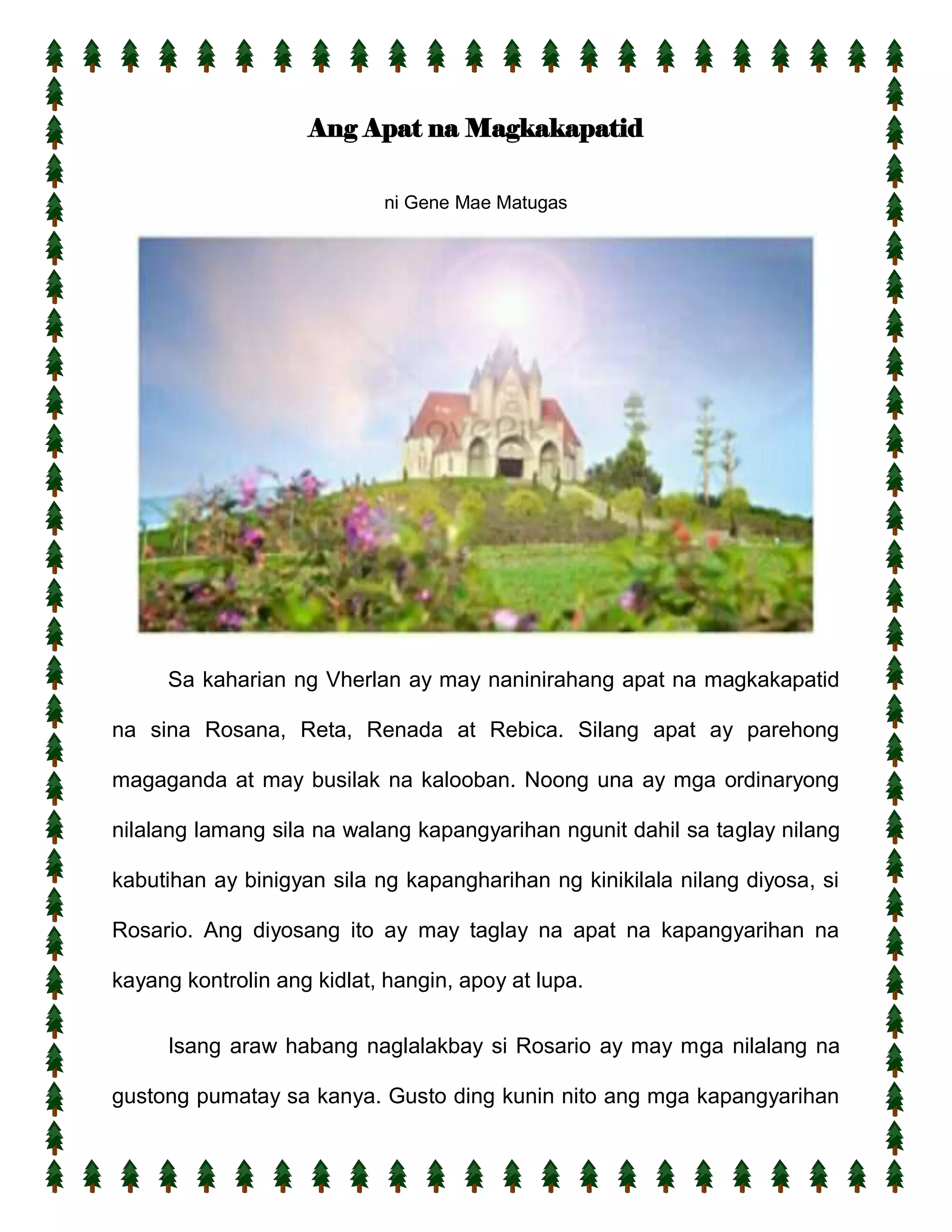 Grade 8 St. Veronica Group 2 Mga Panitikang Pinoy | PDF