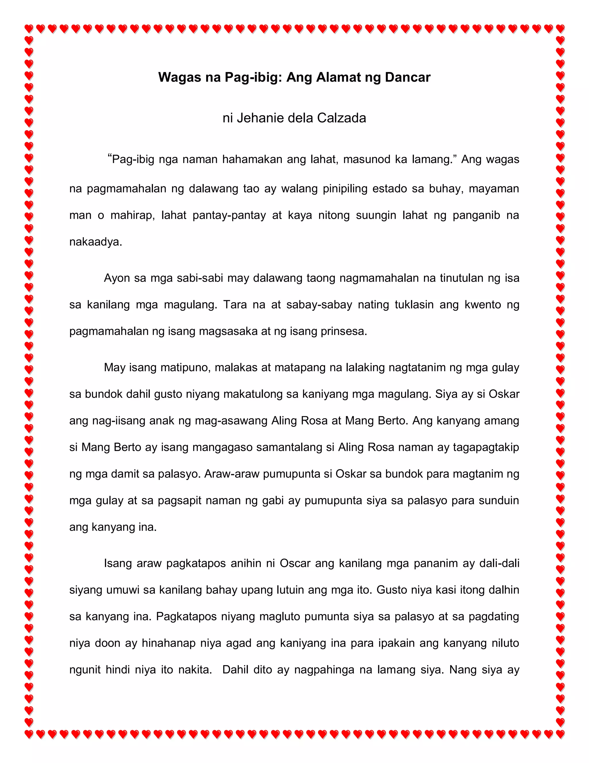 Grade 8 St. Veronica Group 2 Mga Panitikang Pinoy | PDF