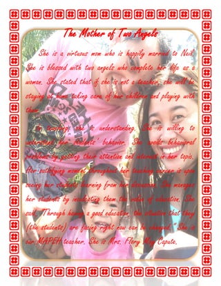 Grade 8 St. Anne Group 7 Blooming Magazine | PDF | Education