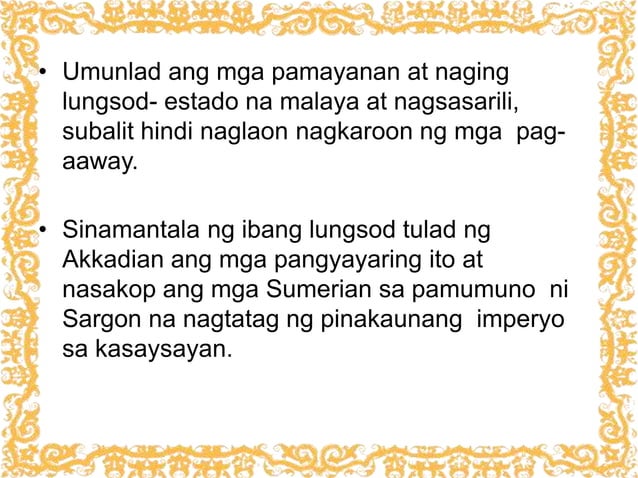 GRADE 8 SUMER.pptx kabihasnang sumerian ppt | PPTX