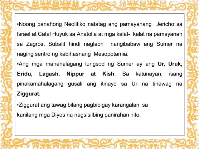 GRADE 8 SUMER.pptx kabihasnang sumerian ppt | PPTX