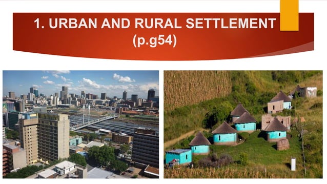 Grade 8 term 3 Geogeography (settlement) | PPTX