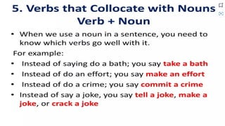 GRADE 8 VERB COLLOCATIONSPRESESENTATIONSLIDES.pptx