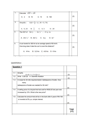 GRADE 8 MATHEMATICS PRACTICE QUESTIONS WHOLE NUMBERS.pdf