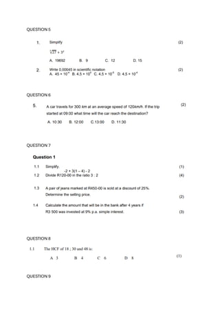 GRADE 8 MATHEMATICS PRACTICE QUESTIONS WHOLE NUMBERS.pdf