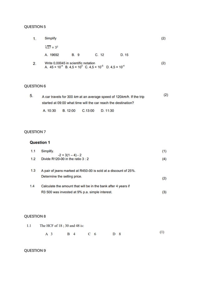 GRADE 8 WHOLE NUMBERS PRACTICE QUESTIONS.pdf