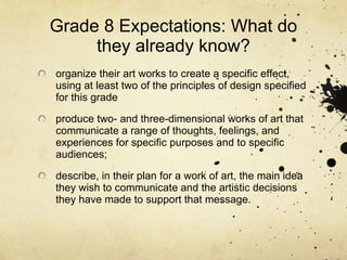 Grade 9 | PPT | Design | Fine Art