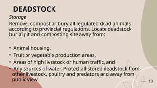 PROCEDURES FOR STORAGE OF WASTE MANAGEMENT | PPTX