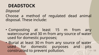 PROCEDURES FOR STORAGE OF WASTE MANAGEMENT | PPTX