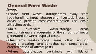 PROCEDURES FOR STORAGE OF WASTE MANAGEMENT | PPT