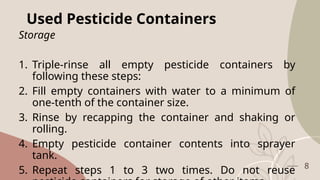 PROCEDURES FOR STORAGE OF WASTE MANAGEMENT | PPTX