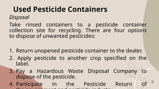 PROCEDURES FOR STORAGE OF WASTE MANAGEMENT | PPTX