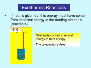 exothermic and endothermic reactions ppt | PPT