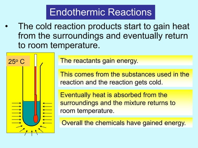 exothermic and endothermic reactions ppt | PPT