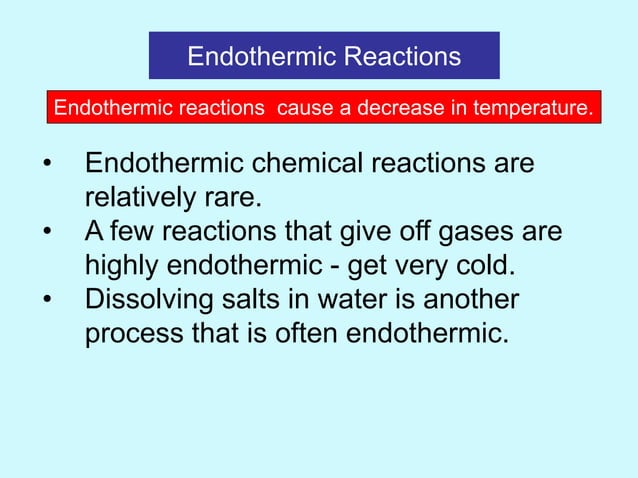 exothermic and endothermic reactions ppt | PPT