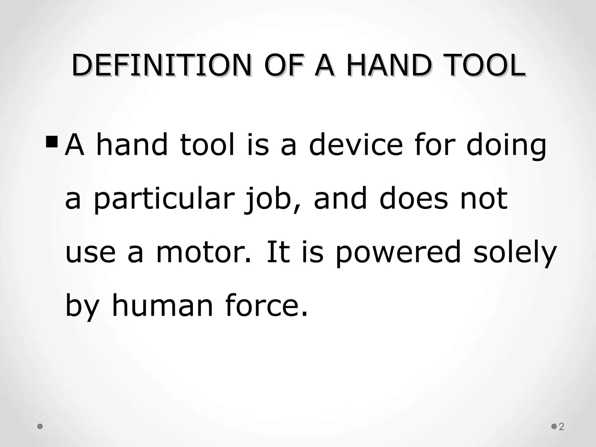 Grade 9 - handout on introduction to handtools.ppt