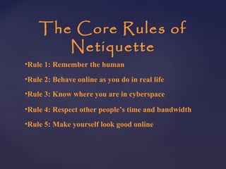Grade 9 netiquette | PPT