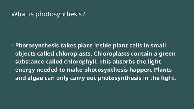 Grade 9-photosynthesis and respiration.pptx | Biological Sciences | Science