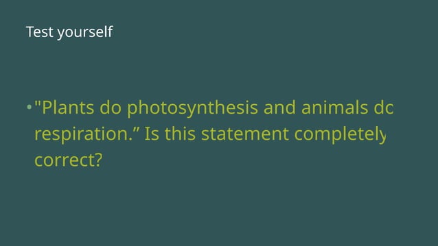 Grade 9-photosynthesis and respiration.pptx | Biological Sciences | Science