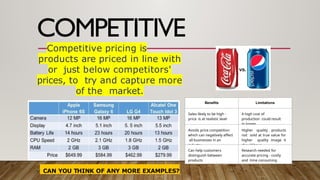 Marketing mix - price - business studies | PPTX