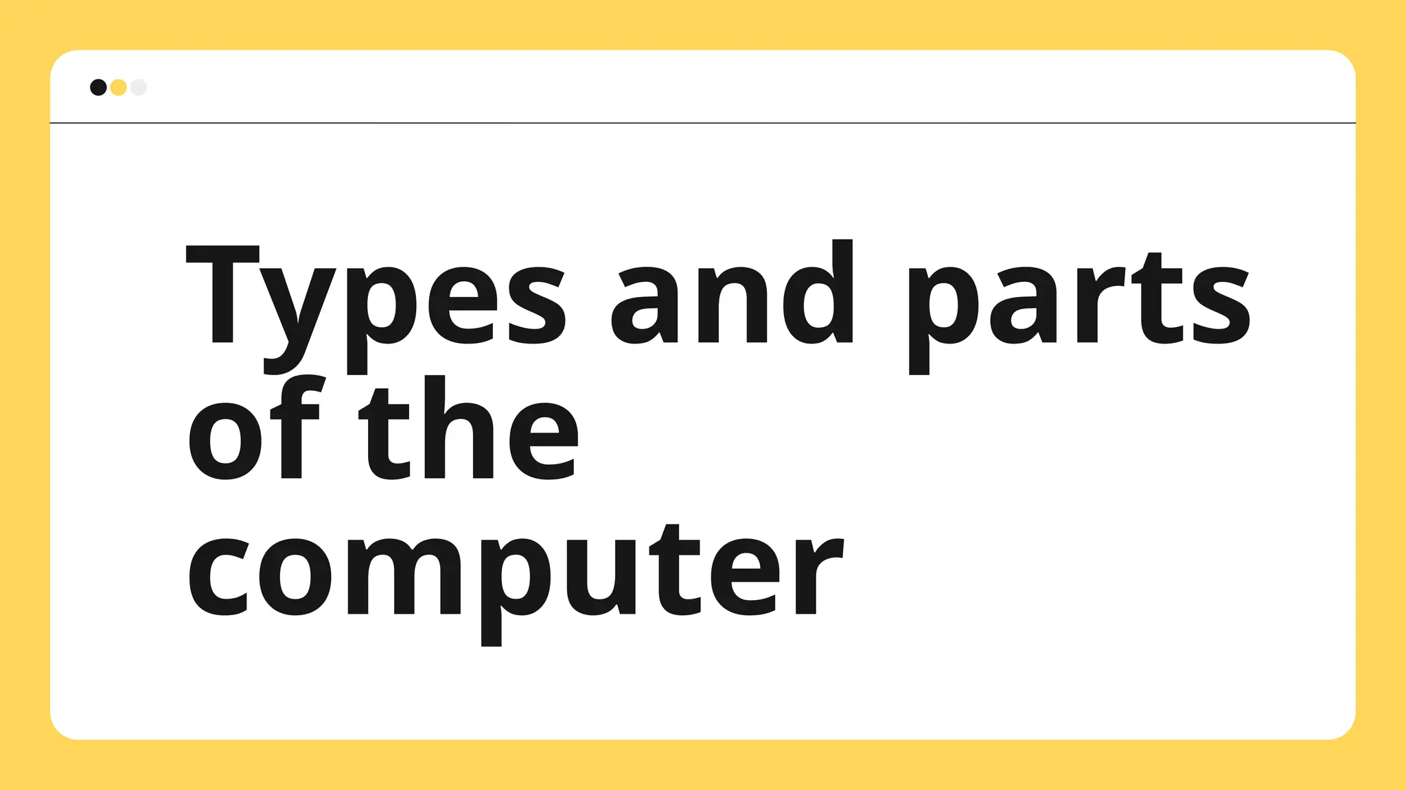 DIFFERENT TYPES OF COMPUTERS DIFFERENT TYPES OF COMPUTERS | PPTX
