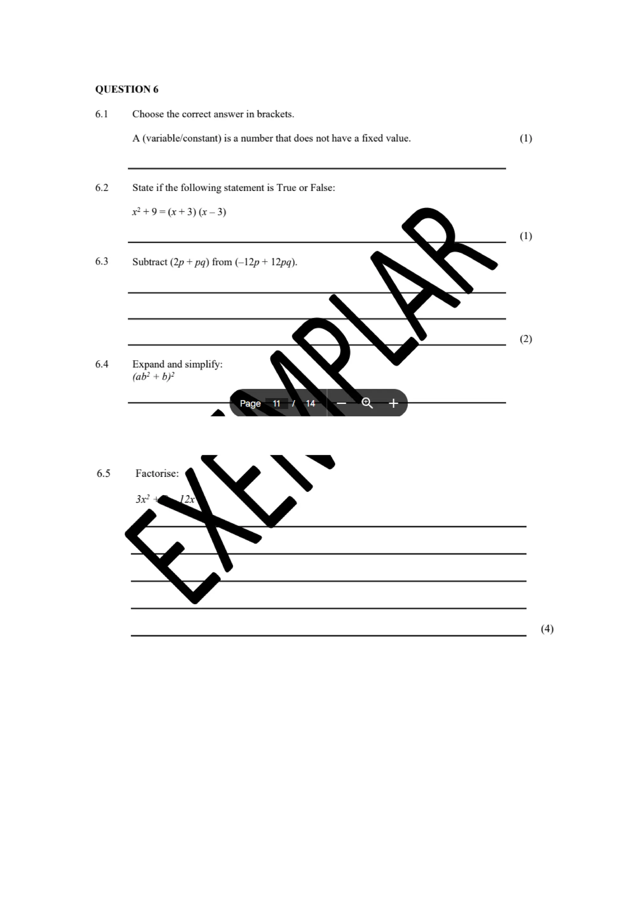 GRADE 9 ALGEBRAIC EXPRESSIONS AND EQUATIONS 2023.pdf