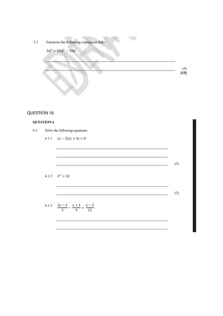 GRADE 9 MATHEMATICS ALGEBRA QUESTIONS.pdf