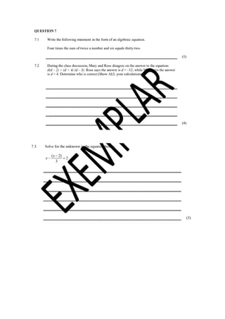 GRADE 9 MATHEMATICS ALGEBRA QUESTIONS.pdf