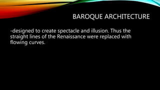 RENAISSANCE AND BAROQUE ARTS | PPTX