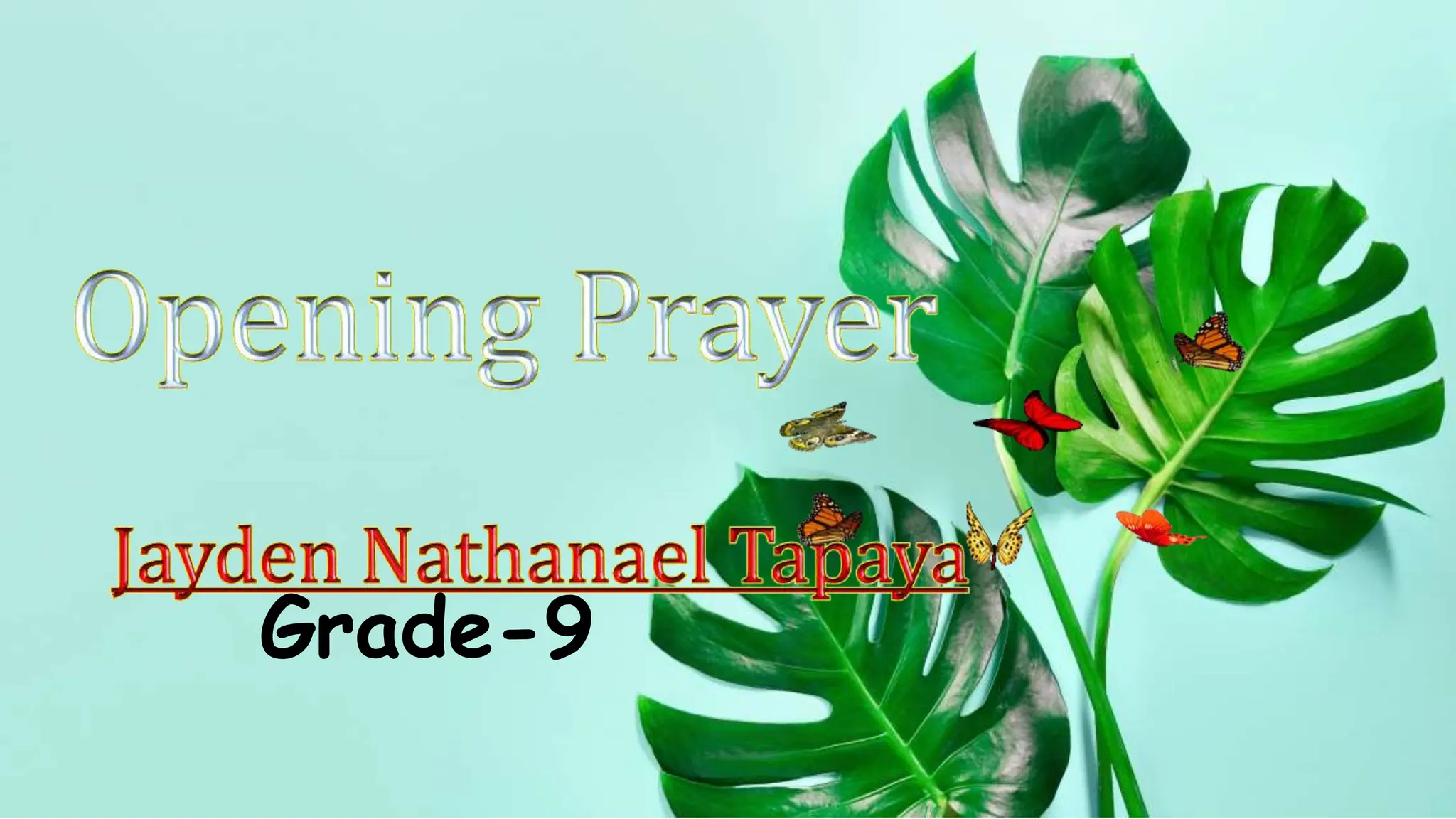 Grade 9 Chapel SERVICE PPT.pptx presentation | PPTX