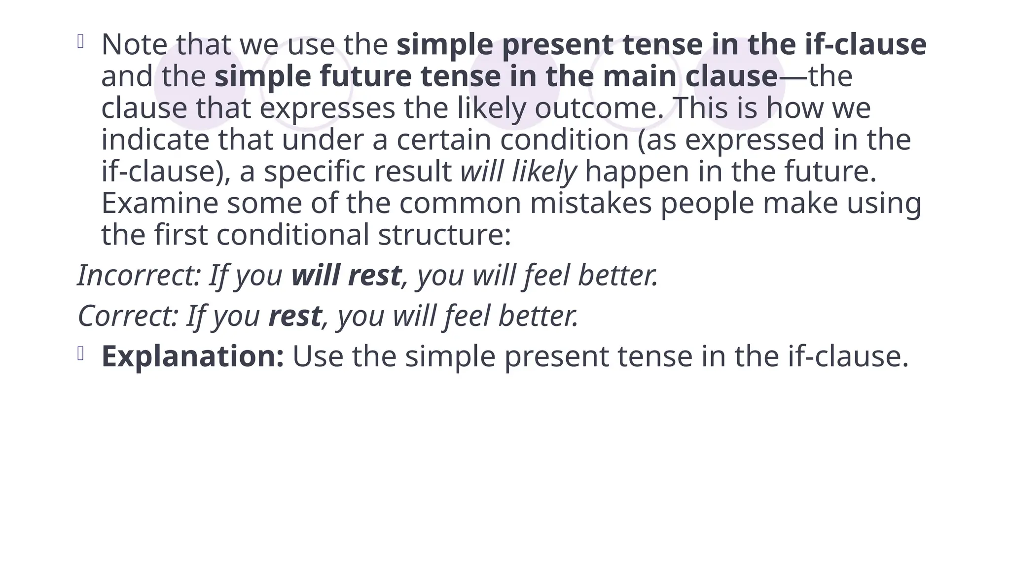 Grade 9 (Conditionals) powerpoint presentation | PPTX