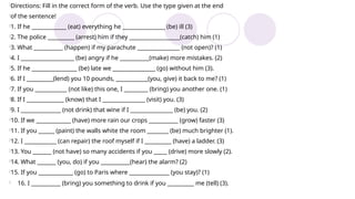 Grade 9 (Conditionals) powerpoint presentation | PPTX