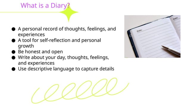 Grade 9 Diary Entry.pptx class 9 cbse diary | PPTX