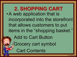 Ecommerce - System Components and Functions | PPTX