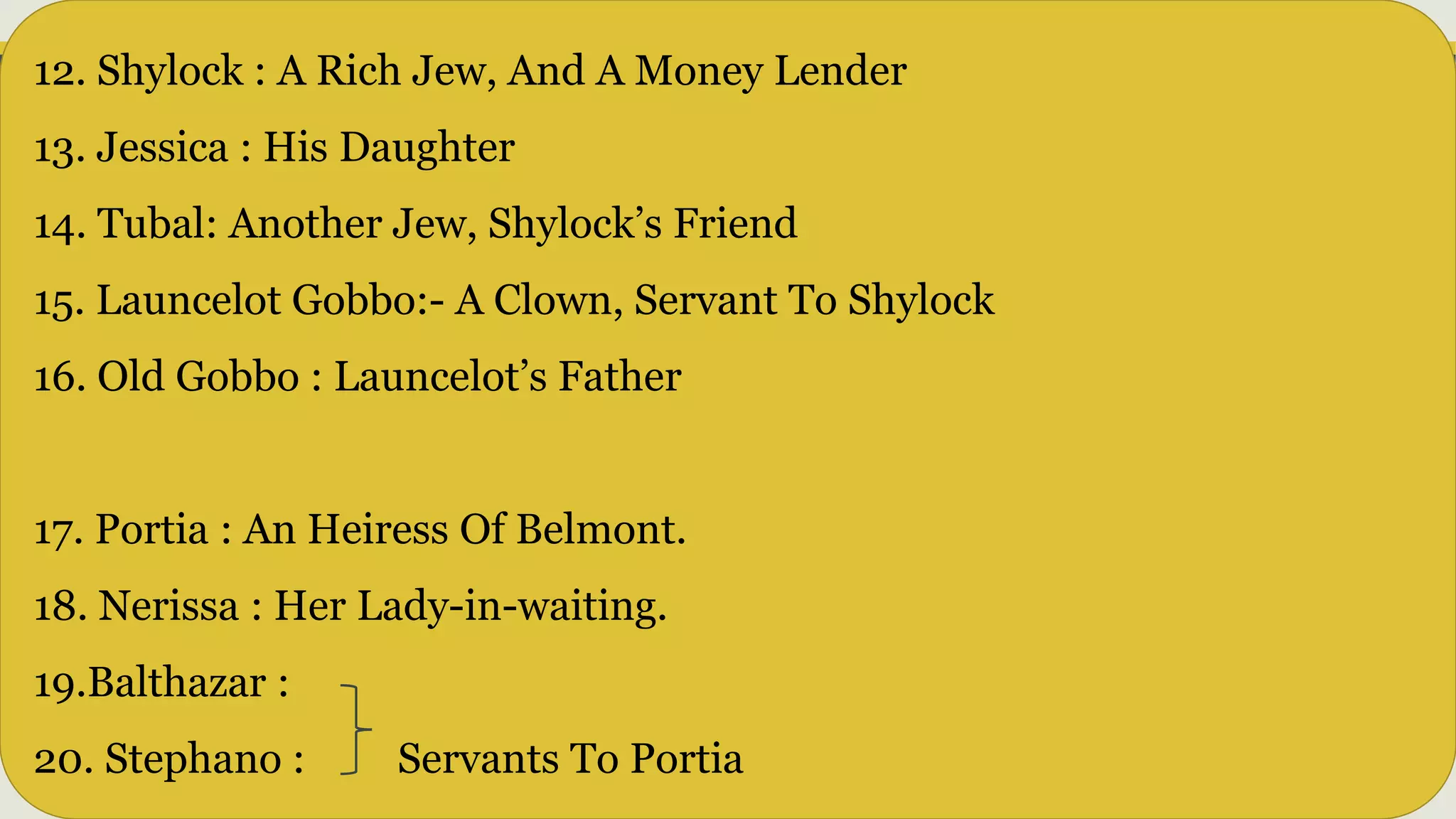 THE MERCHANT OF VENICE PART 1 | PPTX