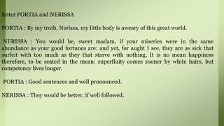 THE MERCHANT OF VENICE PART 2 | PPT