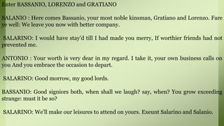 THE MERCHANT OF VENICE PART 2 | PPTX
