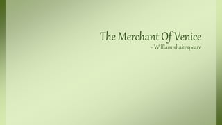 THE MERCHANT OF VENICE PART 4 | PPT
