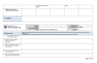 Grade 9 english dll q2 q4 | DOC